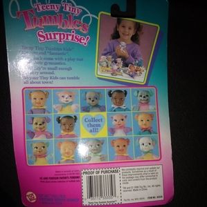 Toy Biz | Toys | Vintage 996 Toy Biz Teeny Tiny Tumbles Surprise Doll New Purple Outfit | Poshmark